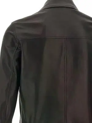 Tagliatore Zipped Leather Jacket