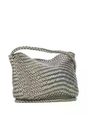 Dragon Diffusion Corsina Interwoven Shoulder Bag - Grey