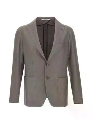 Tagliatore Single-breasted Blazer - Brown