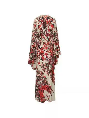 Johanna Ortiz Clean Reinterpretation Floral-pattern Maxi Dress - Neutrals