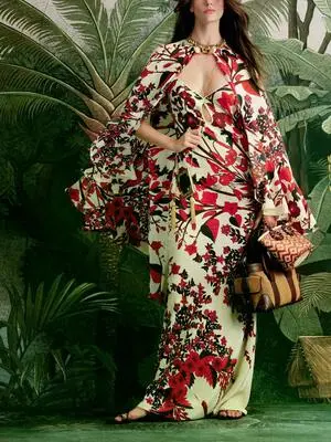 Johanna Ortiz Floral-pattern Maxi Dress