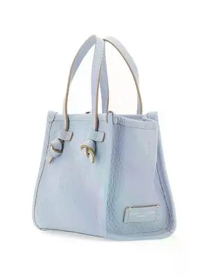MARCELLA CLUB Miss Marcella Leather Tote Bag - Blue