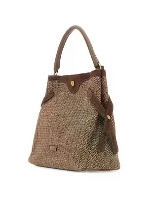 GIANNI CHIARINI Claudette Woven Shoulder Bag