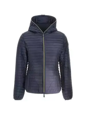SAVE THE DUCK Quilted Hooded Jacket - Blue