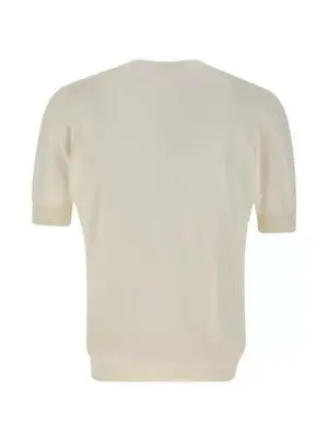 FILIPPO DE LAURENTIIS Short-sleeved Cotton Sweater