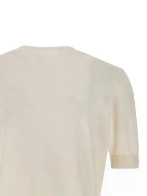 FILIPPO DE LAURENTIIS Short-sleeved Cotton Sweater