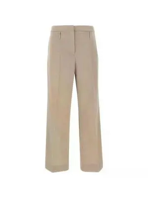 HERSKIND Ivano Wide-leg Trousers - Neutrals