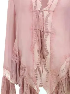 Blumarine Lace-trim Blouse