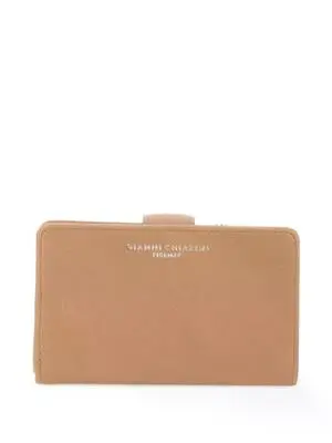 GIANNI CHIARINI Grained-leather Wallet - Neutrals
