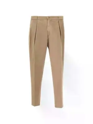 BRIGLIA 1949 Portobello Pleated-front Trousers - Neutrals