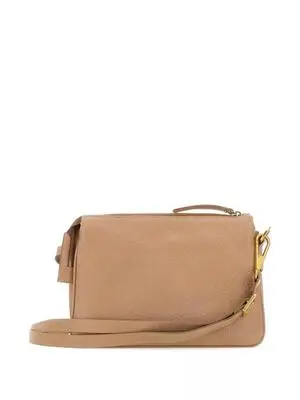 GIANNI CHIARINI Brooke Grained-leather Shoulder Bag