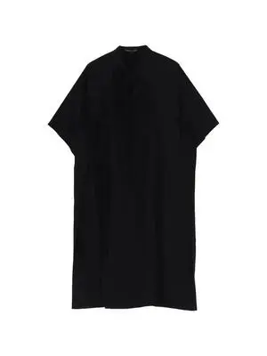 Yohji Yamamoto Tie-neck Shirt - Black