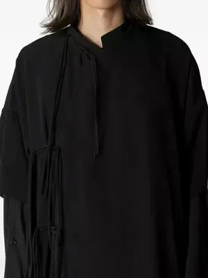 Yohji Yamamoto Tie-neck Shirt