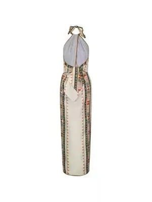 Johanna Ortiz Geometric-pattern Midi Dress