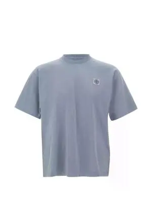 Stone Island Logo-detail T-shirt - Blue
