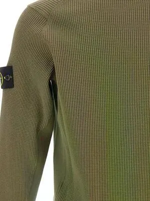 Stone Island Honeycomb-knit Sweatshirt