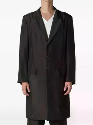 Yohji Yamamoto Single-breasted Silk Suit