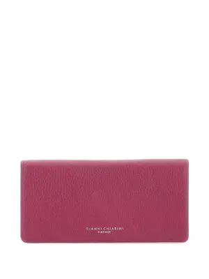 GIANNI CHIARINI Grained-leather Wallet - Pink