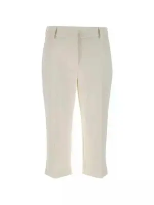 Elisabetta Franchi Satin Band Slit Trousers