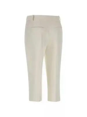 Elisabetta Franchi Satin Band Slit Trousers