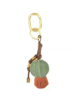 GIANNI CHIARINI Cactus Tassel Charm - Brown