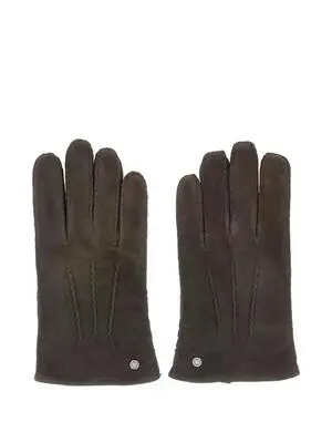 GIANNI CHIARINI Topstitching Leather Gloves