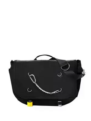 PORTER-YOSHIDA & CO Chain-detail Messenger Bag - Black