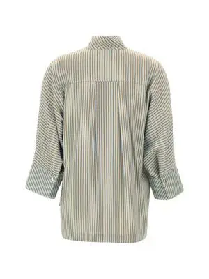 ELENA MIRO` Striped-pattern Blouse