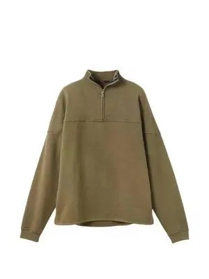 Jacquemus Zip Mock-neck Sweatshirt - Green