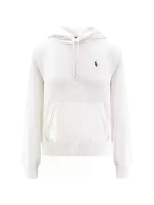 Ralph Lauren Kangaroo-pocket Hoodie - White