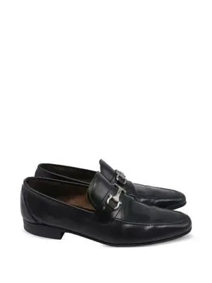 FERRAGAMO Gancini Leather Loafers