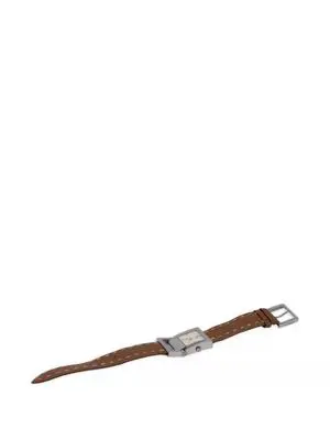 Fendi 35mm Leather-strap Watch
