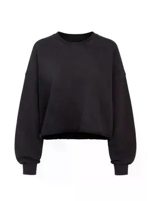 EZR Washed-effect Sweatshirt - Black