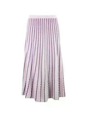 CHRISTY LYNN Pinstripe-pattern Skirt