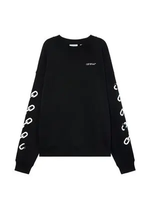 Off-White Chain Arrow Skate Sweatshirt - Black