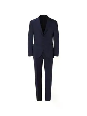 LARDINI Notched-lapel Suit - Blue