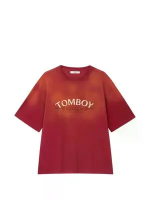 STUDIO TOMBOY Washed T-shirt - Red