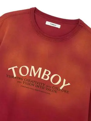 STUDIO TOMBOY Washed T-shirt - Red