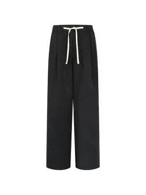 STUDIO TOMBOY Drawstring-waist Trousers - Black