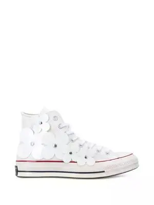 CONVERSE Chuck 70 Flower-applique Sneakers - White