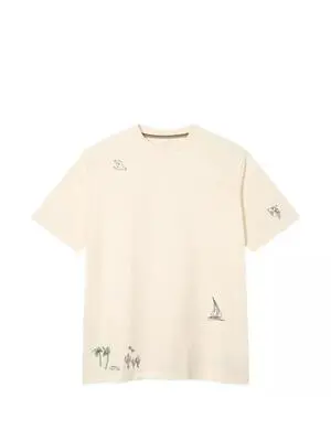 Paul Smith Embroidered T-shirt - Neutrals