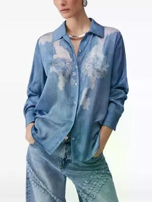 Liu Jo Digital-print Shirt - Blue