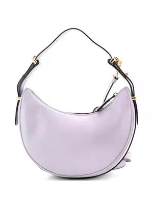 Prada Arque Half Moon Leather Small Hobo Bag - Purple