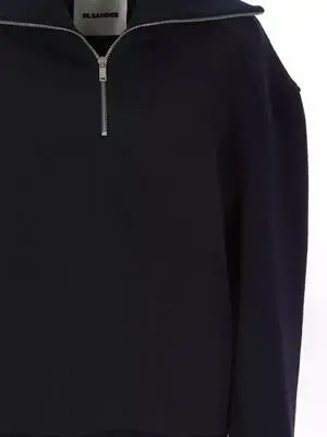 JIL SANDER Turtleneck Zip-up Sweater