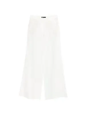 Maje Pinstripe Trousers - White