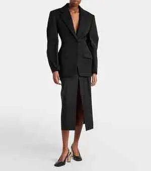 Givenchy Wool And Mohair Skirtpants