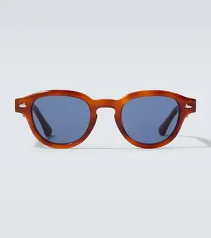 SESTINI Sei E Mezzo Round Frame Sunglasses - Brown
