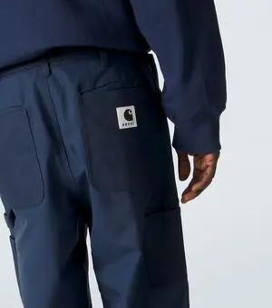 Sacai Belted Wide-leg Trousers