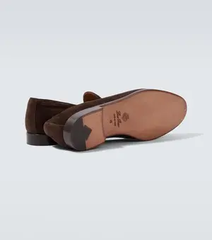 Loro Piana Suede Leather Loafers