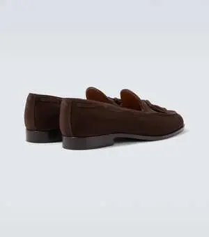 Loro Piana Suede Leather Loafers